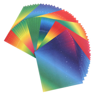 SEWACC 800 Sheets Double Sided Colored Origami rainbow origami paper ...