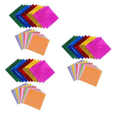 300 Pcs Origami Folding Paper Diy Crafts Paper Foldable Paper Square ...
