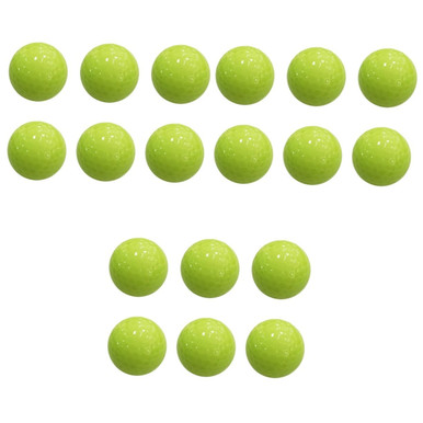 Sosoport 18 Pcs Golf Fluorescent Ball Batting Practice Balls Balls ...