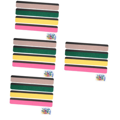 Ciieeo 4 Sets Felt Bulletin Board Self Adhesive Cork Board Bulletin ...