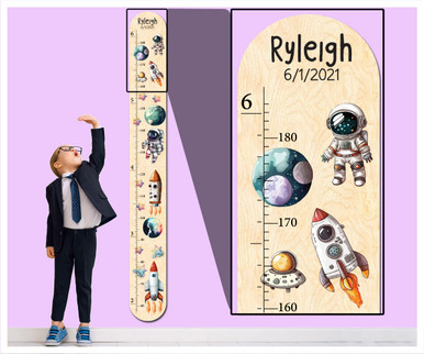 Custom Kid Height Chart, Personalized Kids Wall Height Chart, Printing ...