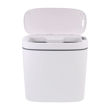 USHOBE Smart Trash Can USB Charging Trash Can Trash Bin with Lid ...