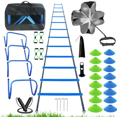 KATZEIST Agility Training Equipment, Kids Soccer Hurdles Agility Ladder ...