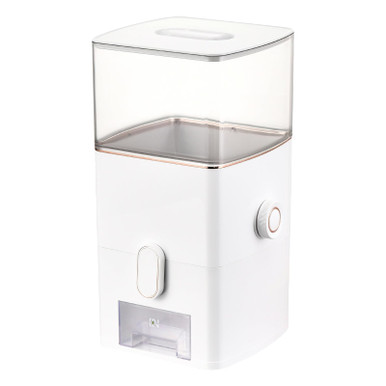 maksu Flour Dispenser Container, 8" Dry Food Storage Bin with Built-in ...