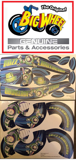 Set of Buzz Lightyear Decals for The Classic Original Big Wheel Spin ...