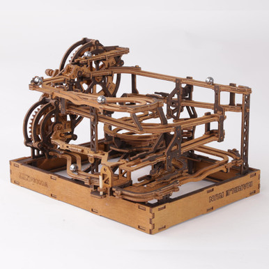 Wooden.City Marble Run 3D Puzzle - European Crafted Wooden Mecahnical ...