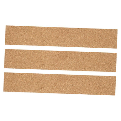 STOBOK 3pcs Self-Adhesive Cork Strips Cork Wall Strip Tiles Bulletin ...