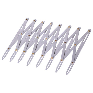Equal Space Divider, Expanding Aluminum Sewing Gauge Button Guide ...