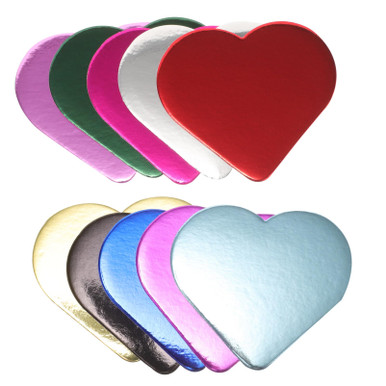 EXCEART 30 Sheets Large Heart Cut Outs, Colorful Love Heart Cutouts ...