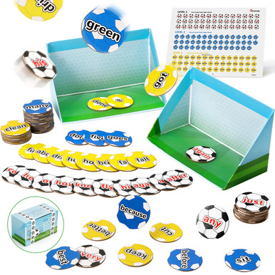 GiftAmaz Soccer Sight Words Game, Sight Words Flash Card Early Reading ...