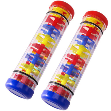 2 Pack Rainmaker Rain Stick Musical Instrument Toys for Babies Toddlers ...