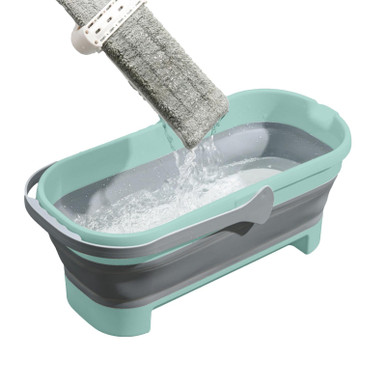 Mop Bucket, Small Rectangle Collapsible Pail with Handle, Multiuse ...