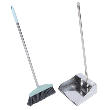 Healeved 1 Set Garbage Shovel Broom pan Angle Brooms Standing Sweeper ...