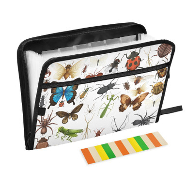 VIGTRO 13 Pocket Expanding File Folder Insects Butterfly Summer ...