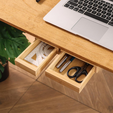 Under Desk Drawer Slide Out - Wood Under Desk Storage Drawers, Self ...