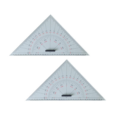rockible Chart Drawing Triangle Ruler Protractor Large Scale Measuring ...