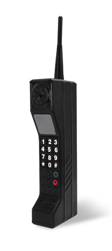 Retro 90s Prop Phone, Old Metal Brick Cell Phone Model, for 80s 90s ...