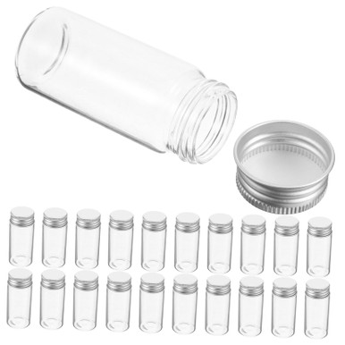 CHILDWEET 24pcs Test Tube Test Tubes with Caps Clear Tubes with Caps ...