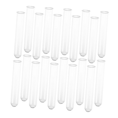 HEALLILY 20pcs Test Tube Terrarium Clear Test Vials Glass Tubes Glass ...