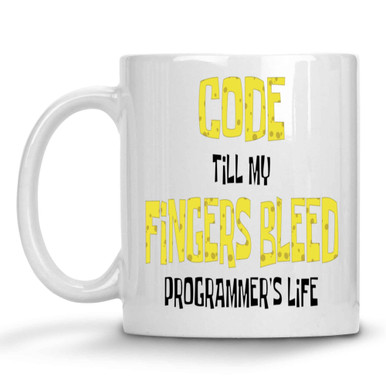 Computer Programmers' Gift, Ideal for Son's Graduation Day - Till My Fingers Bleed Quote on ...