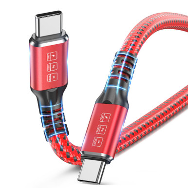 Thunderbolt 4 Cable 3.3FT 240W USB4 Cable Supports 40Gbps High-Speed ...