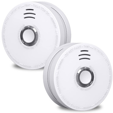 Smoke Detector, Andyssey Fire Alarms Smoke Detectors 9V Replaceable ...
