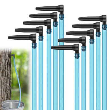 10 Set Maple Syrup Tapping Kit - Reusable 3 Ft Food Grade Tubing Drop ...