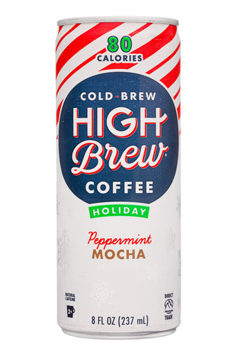 High Brew Coffee, Cold Brew, Peppermint Mocha Latte, 8 Fl Oz Can (Pack ...