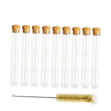VILLCASE 20 Pcs Test Bottles Mini Vases Tubes with Corks Test Tubes ...