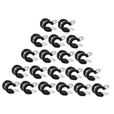 Veemoon 40 Pcs Hose Clamp Fixing Hose Clip Hose Clip Clamp Adjustable ...