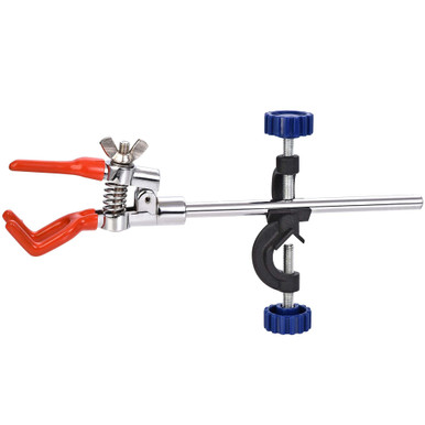 uxcell Labs Clamp 3 prongs Flask Beaker Clamp Opens Up to 53mm Diameter ...