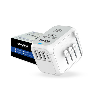 Omni Gadgets Universal Travel Adapter - All-in-One Worldwide Travel ...