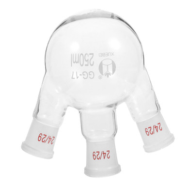 SOLUSTRE 3 Distilling Flask Lab Boiling Flasks Multi Neck Distillation ...