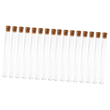 Hemoton 16 Pcs Glass Sample Storage Container Sample Sample Tube Tube ...