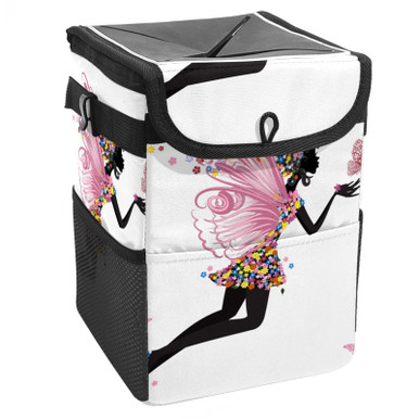 RODAILYCAY Car Trash Can Center Console, Auto Dustbin Garbage Container ...