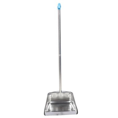 Stainless Steel Trash Shovel Stand up dustpans Broom and Metal Litter ...