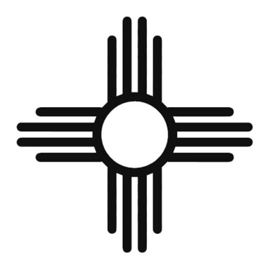 New Mexico Zia Sun Decal Sticker - Multiple Sizes & Colors - Flag, NM ...