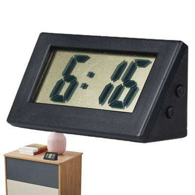 NKEM LED Desk Clock, Electric Alarm Desk Clock, Battery Operated Small ...