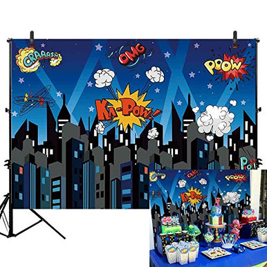 Allenjoy 7x5ft Superhero Cityscape Photography Backdrop 1st First ...