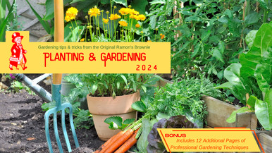 Calendar Company 2024 GARDENING calendar with Ramon's Brownie Almanac ...