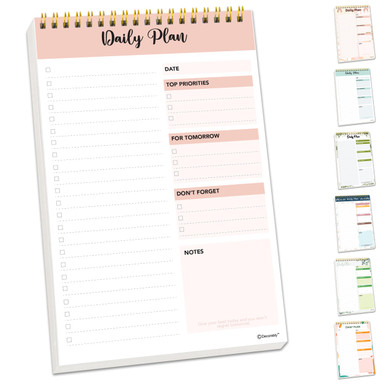 Desk To Do List Pad - 52 Easy Tear-Off Sheets To Do Lists, 6.5x10in ...