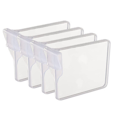 Meokro Clear Plastic Storage Baskets Space allocator, Refrigerator ...