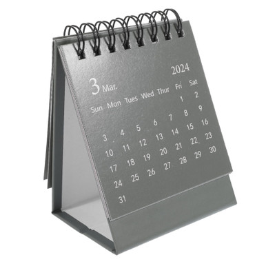 CAXUSD 2024 Decor Mini Standing Calendar Stand up Calendar Mini ...