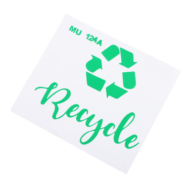 1pc PVC Wall Sticker Sticker Mural Trash Classification Decals Waste ...