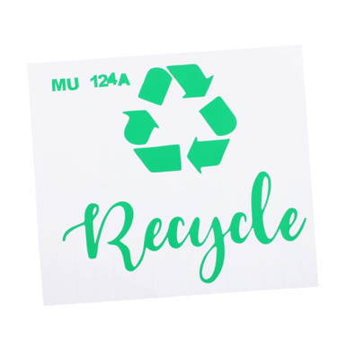 1pc Garbage Classification Mark Trash Cans Lettering Stickers Recycle ...