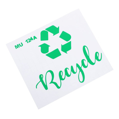 Operitacx 1pc Garbage Classification Mark Waste Sorting Decals Garbage ...
