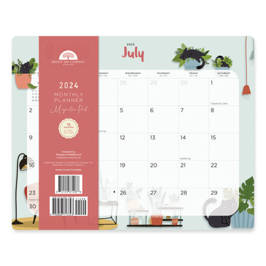 Bright Day Calendars 2023-2024 Magnetic Refrigerator Calendar Wall ...