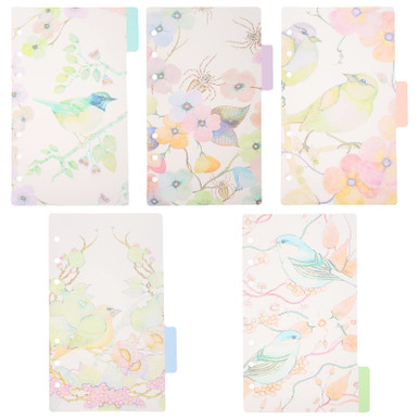A5 Binder 6 Ring Binder Dividers Notebook Dividers 2 Sets A6 Paper ...