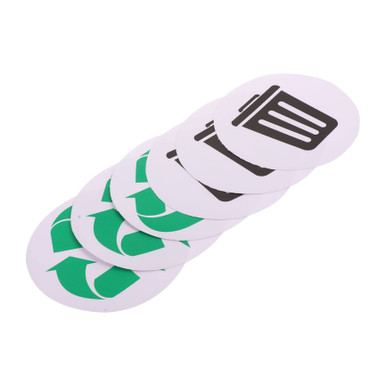 Alipis 6pcs Garbage Sorting Stickers Outdoor Trash can Sticker Labels ...