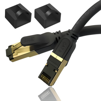 Reulin Ethernet Cable Plug and Play, Cat8 LAN Cable, TP,40G-2GHz RJ45 ...